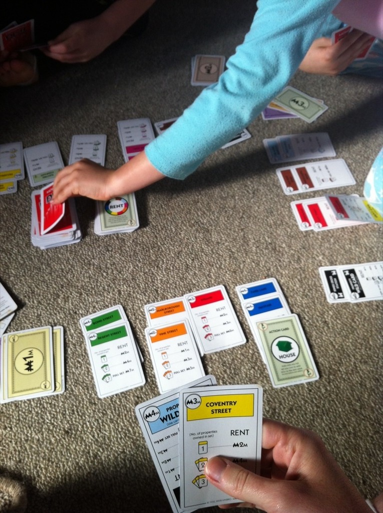 monopoly card game – Angela Rowe